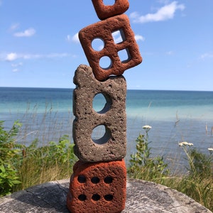 Beach BRICK Sea Brick Antique Brick Beach Finds Brick Craft Supply Lake ...