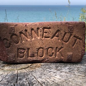 Beach BRICK Paver ~ Sea Brick ~ Antique CONNEAUT BLOCK Brick Paver ...