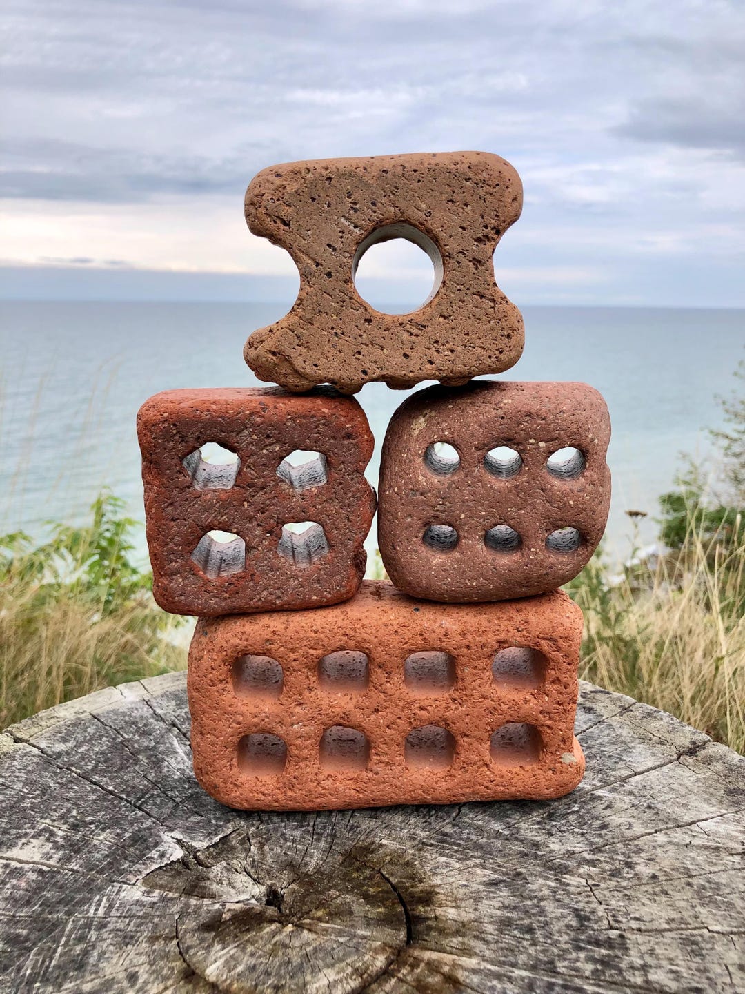 Beach BRICK Sea Brick Antique Brick Beach Finds Brick Craft Supply Lake ...