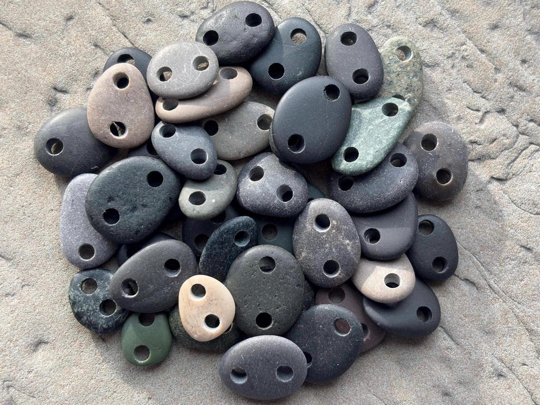 TINY CONNECTORS Natural Stone Connectors Beach Stone Bulk Supply LINKS ...