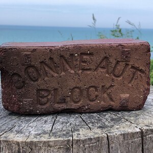 Beach BRICK Paver ~ Sea Brick ~ Antique CONNEAUT BLOCK Brick Paver ...
