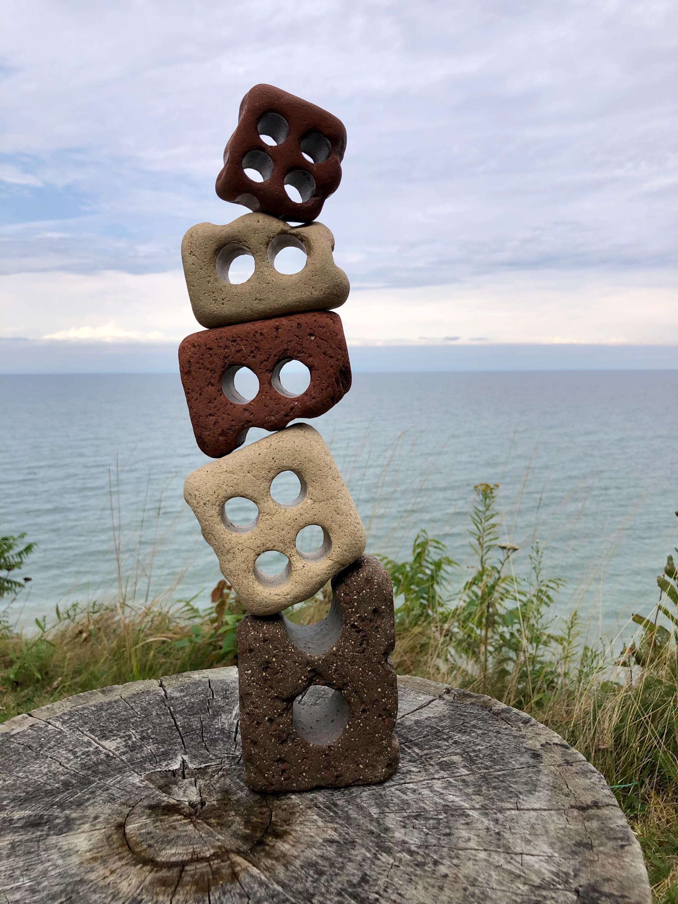 Beach BRICK Sea Brick Antique Brick Beach Finds Brick Craft Supply Lake ...