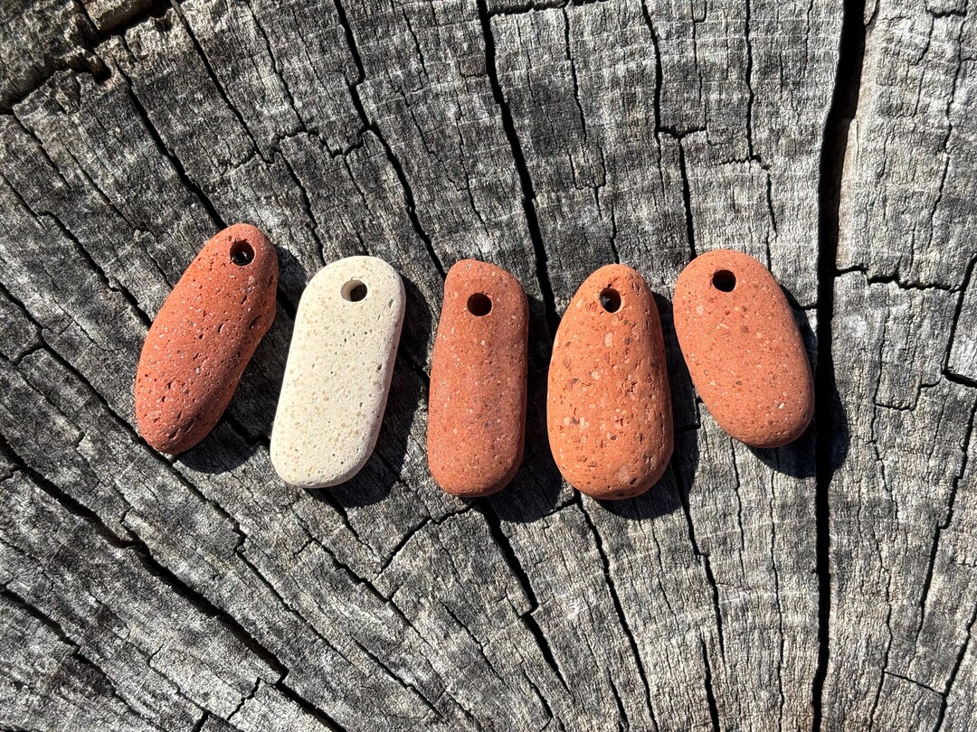 Beach Brick Pendants ~ Natural Brick Pendants ~ Aroma Stones 3mm - Etsy