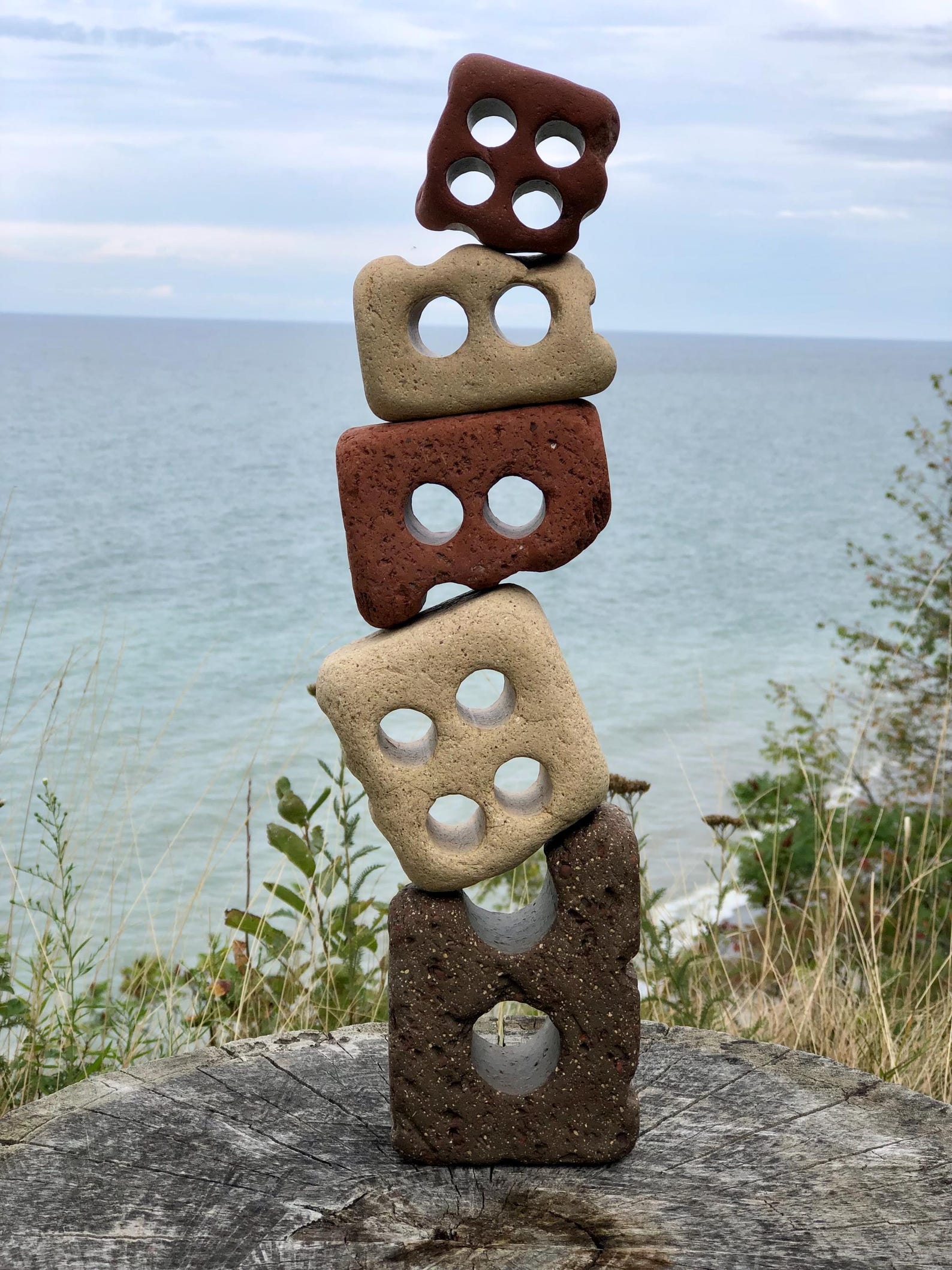 Beach BRICK Sea Brick Antique Brick Beach Finds Brick Craft Supply Lake ...