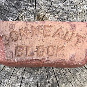 Beach BRICK Paver ~ Sea Brick ~ Antique CONNEAUT BLOCK Brick Paver ...