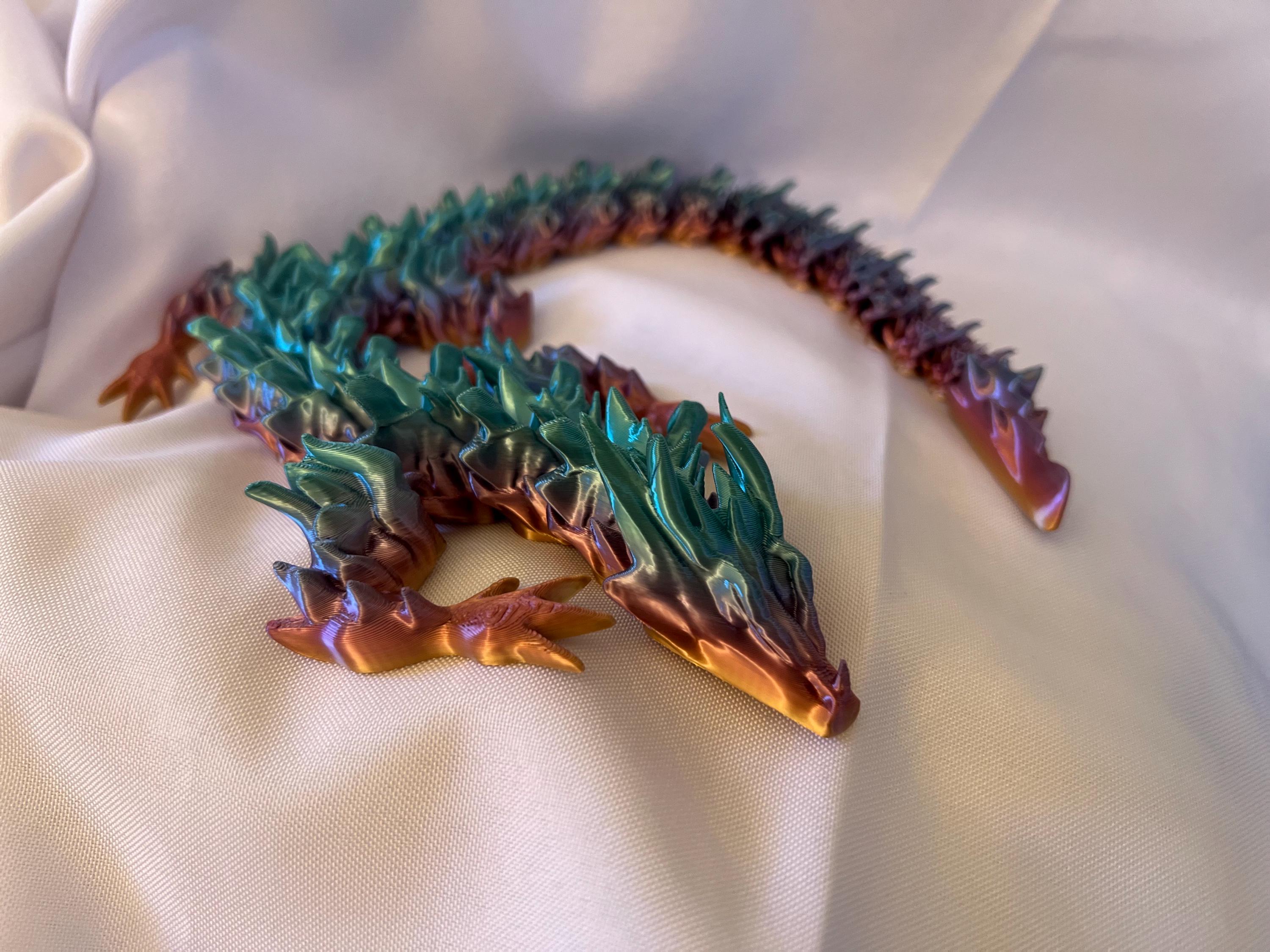 Large Articulated Bone Dragon 3D Printed Item - Etsy