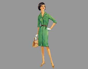 1963 Dress Pattern - Etsy