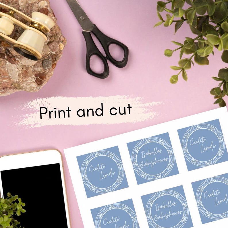 Dustyblue Cielito Lindo Cupcake Toppers,cielito Lindo Baby Shower Decor ...