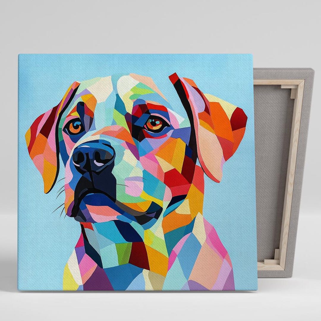 Labrador Retriever Art, Canvas or Poster, Contemporary Animal Decor ...