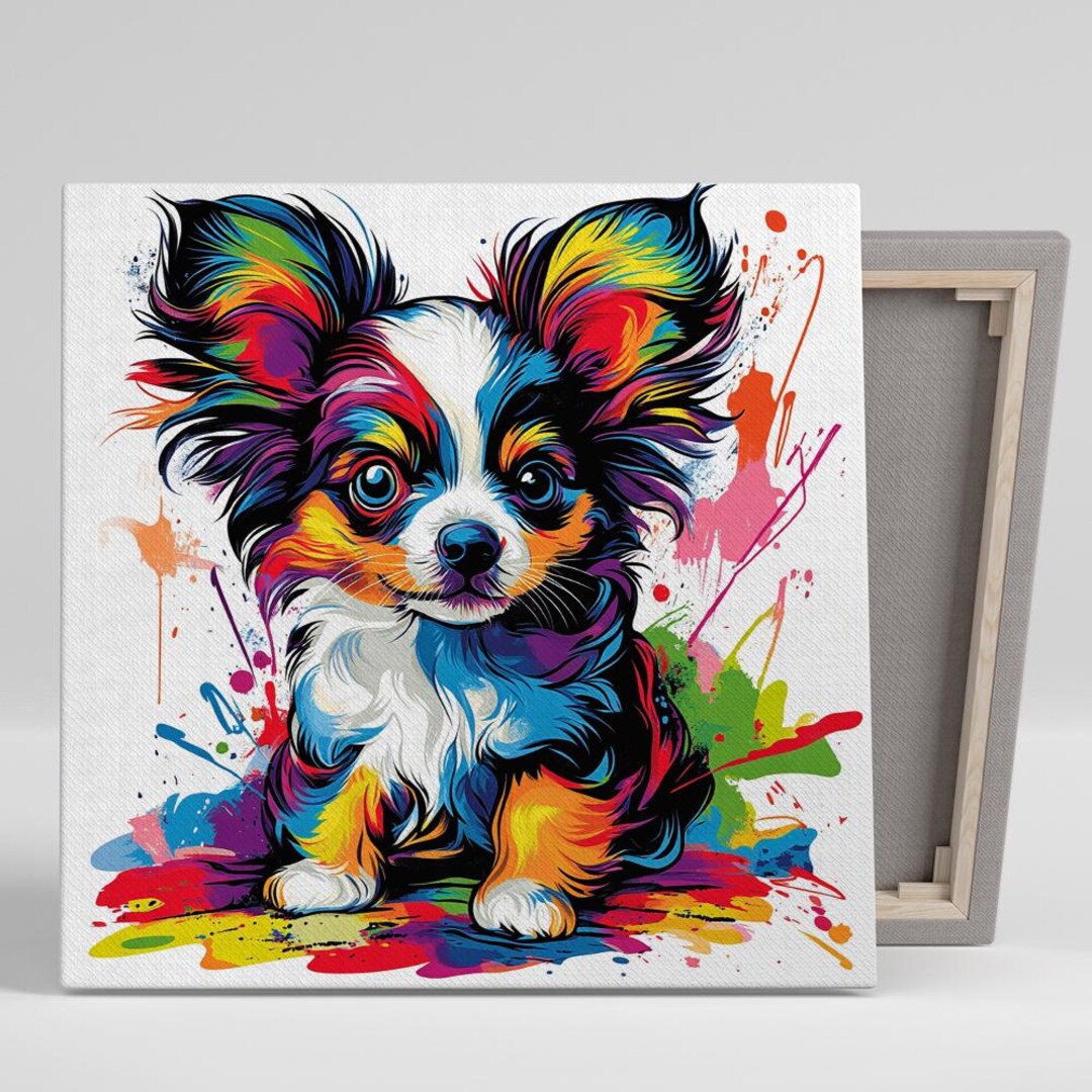 Papillon Art, Canvas or Poster, Pop Art Whimsical Decor, Living Room ...