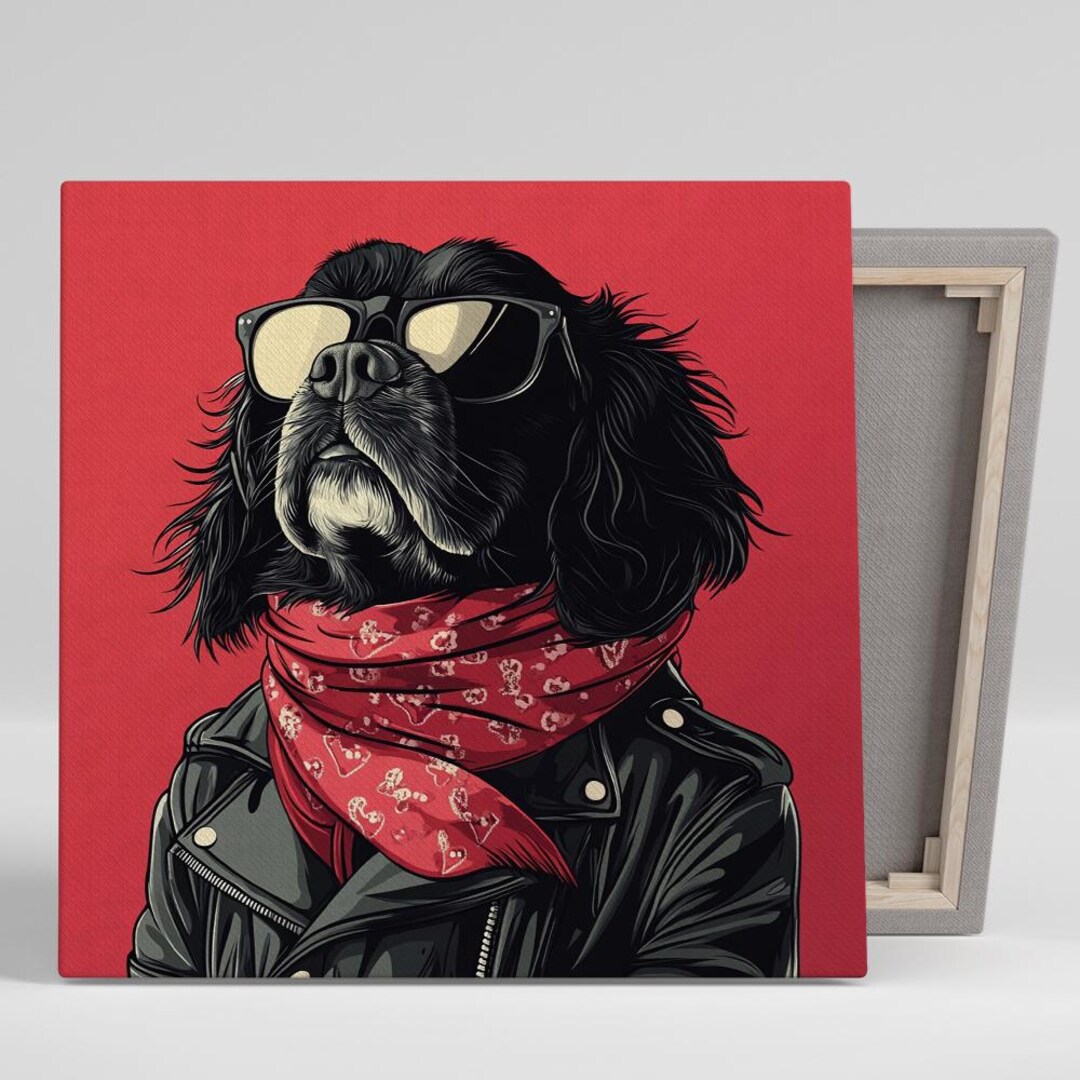 Cocker Spaniel Wall Art, Canvas or Poster, Pop Art Bohemian Decor, Game ...