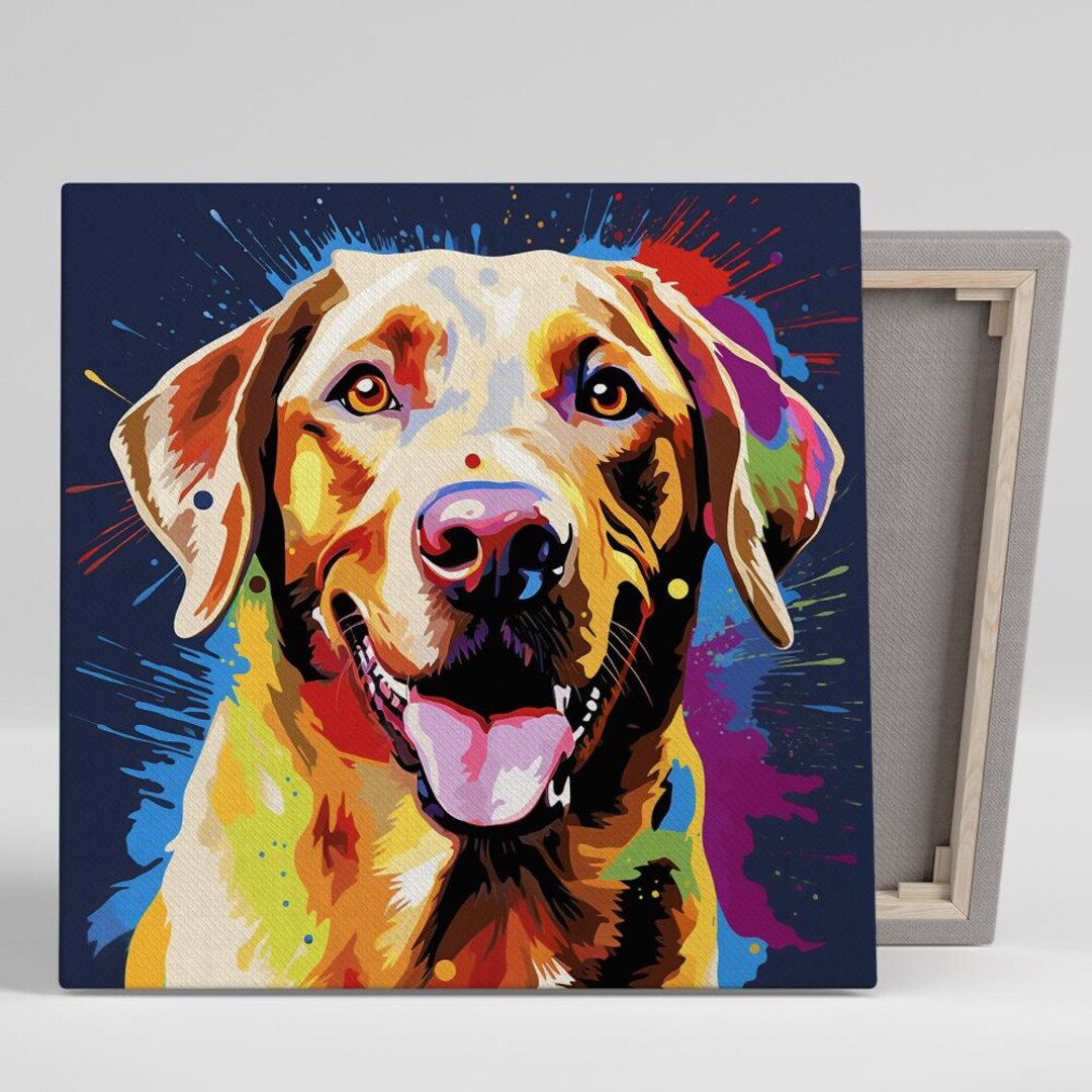 Labrador Retriever Art, Canvas or Poster, Pop Art Contemporary Decor ...