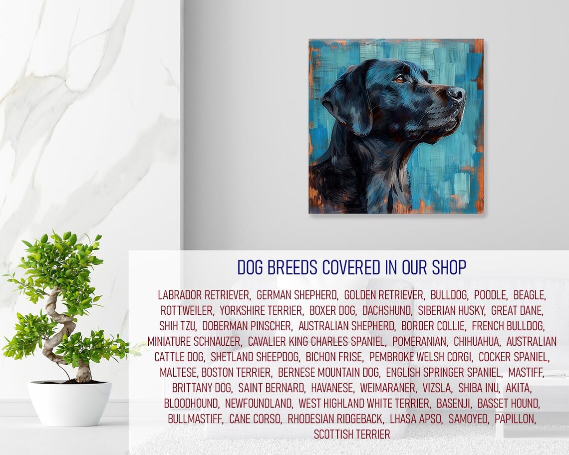 Labrador Retriever Art, Canvas or Poster, Animal Contemporary Decor ...