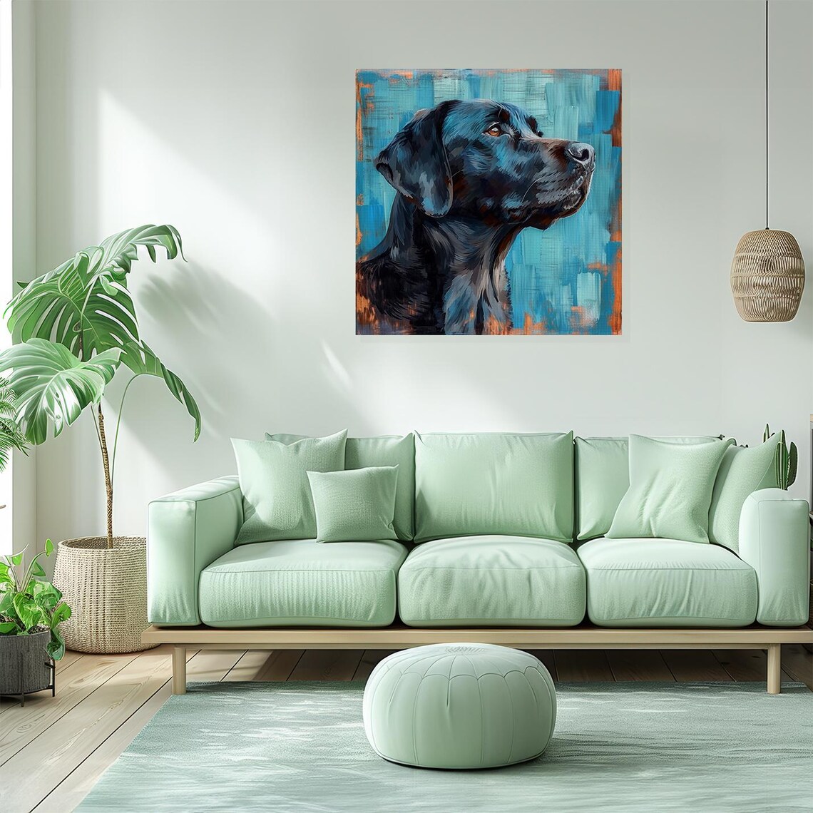 Labrador Retriever Art, Canvas or Poster, Animal Contemporary Decor ...