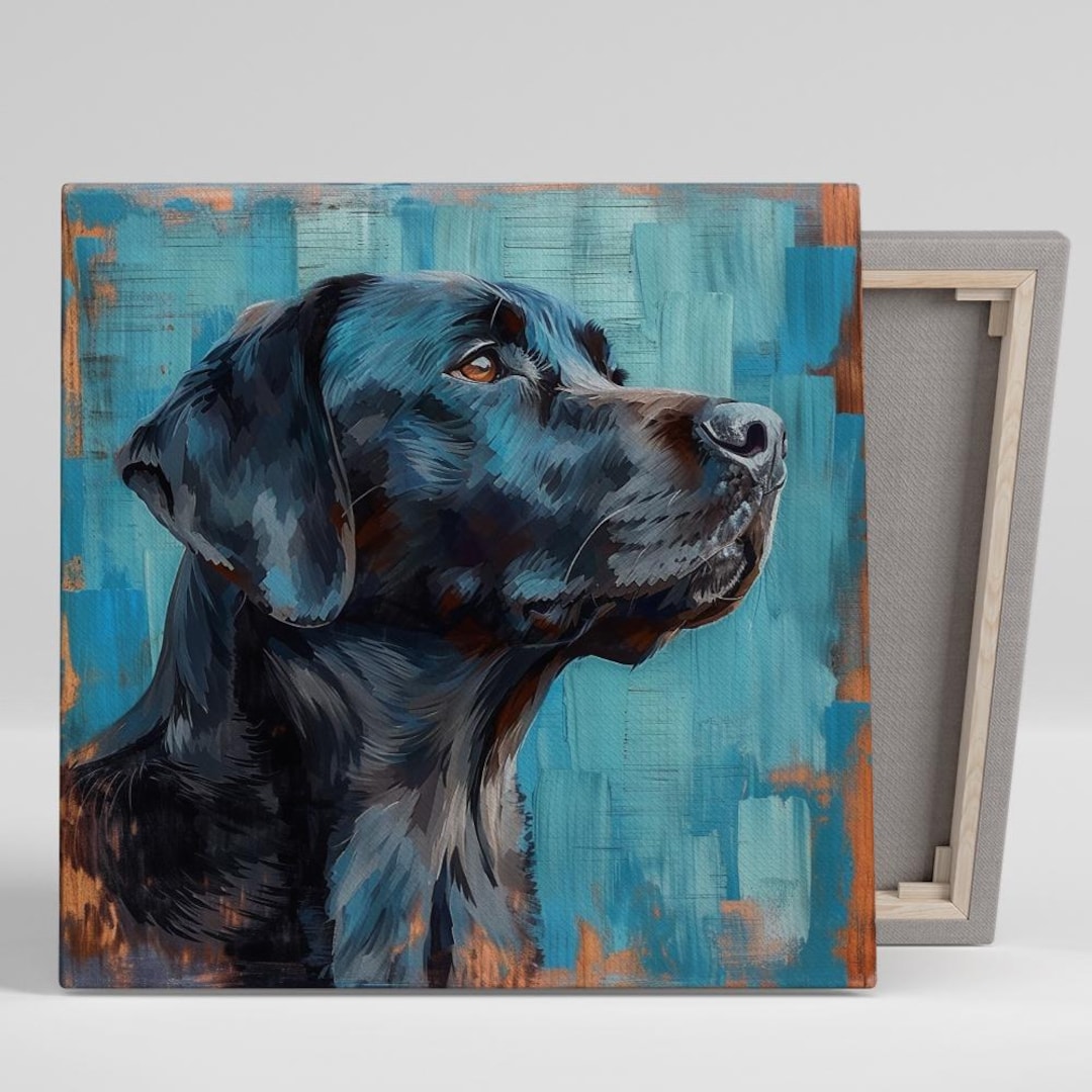 Labrador Retriever Art, Canvas or Poster, Animal Contemporary Decor ...