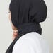 Cotton Jazz Hijab Islamic Head Cover Modesty Shawl Black Hijab - Etsy