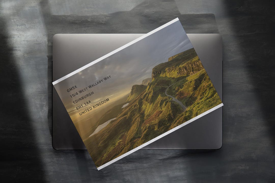 Scotland QSL Card Template: Ham Radio Canva Design (digital Download ...