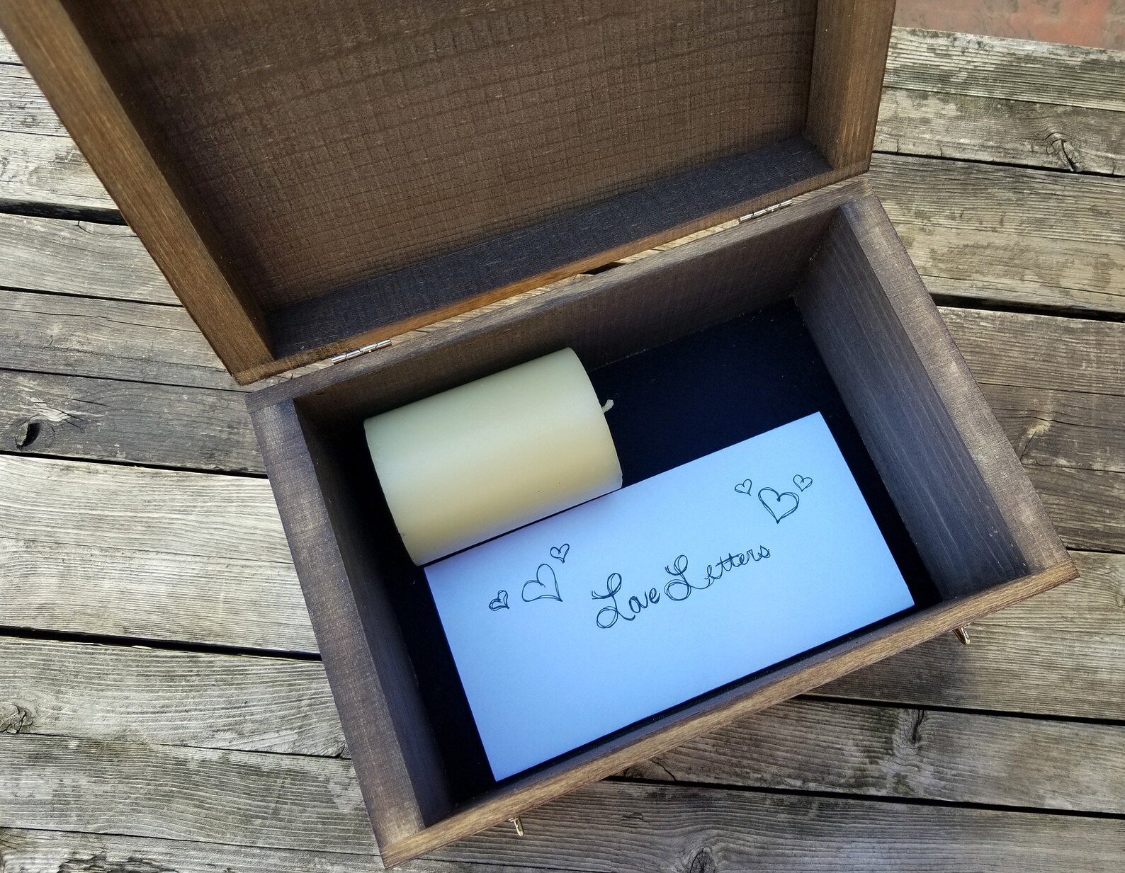 Unique love letter keepsake box for lifelong letters memories | Etsy