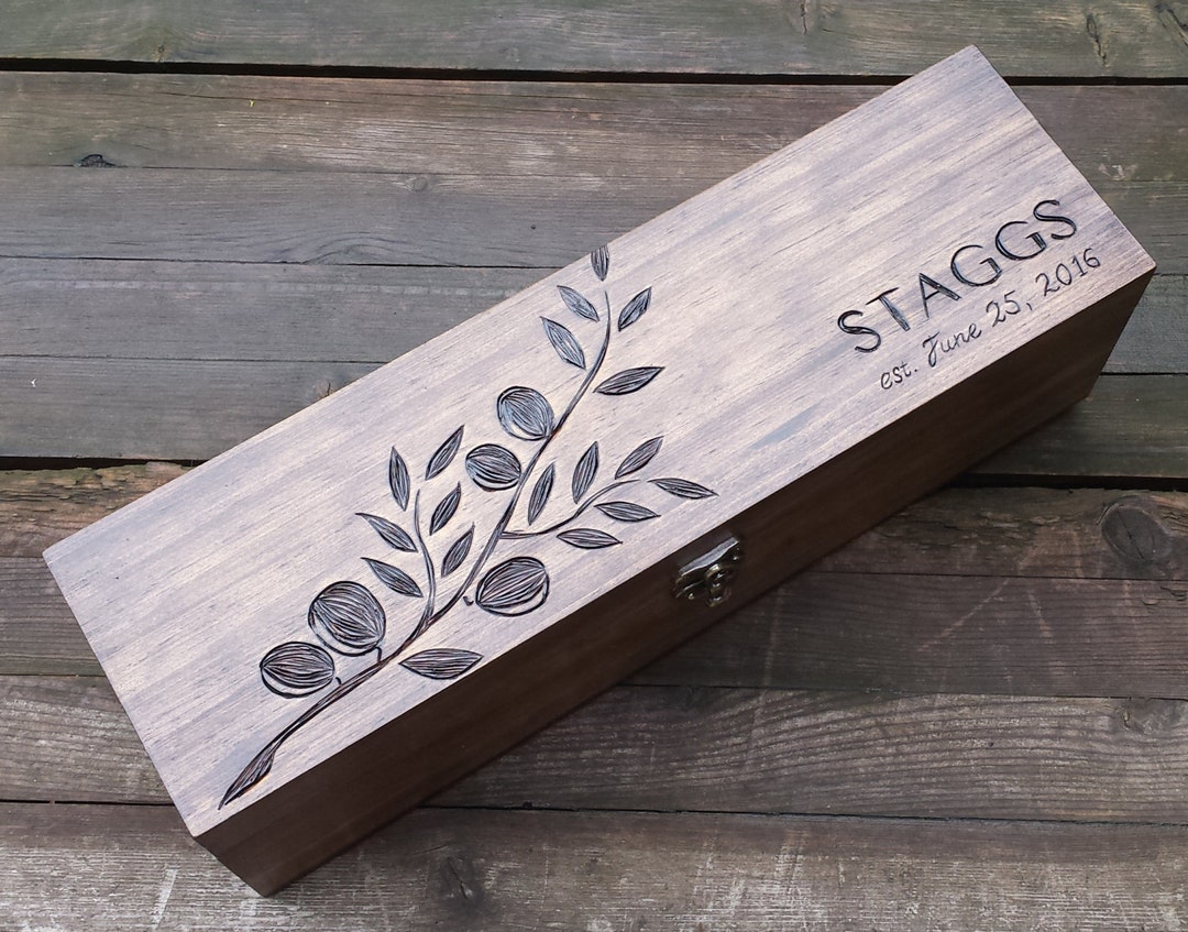 Wine Box Wedding, Wedding Wine Box, Wine Box Ceremony, Personalized ...