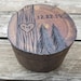 Personalized Wooden Wedding Ring Box Mountain Pine Tree Birds Rustic ...