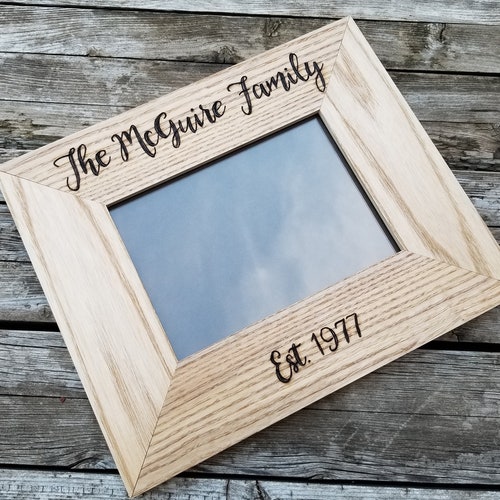 Family Photo Frame Family Portrait Custom Picture Frame - Etsy