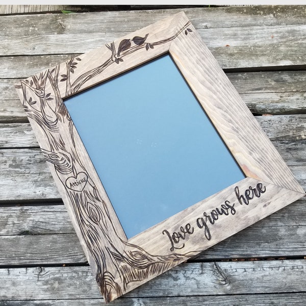 Rustic Wooden Frame - Etsy