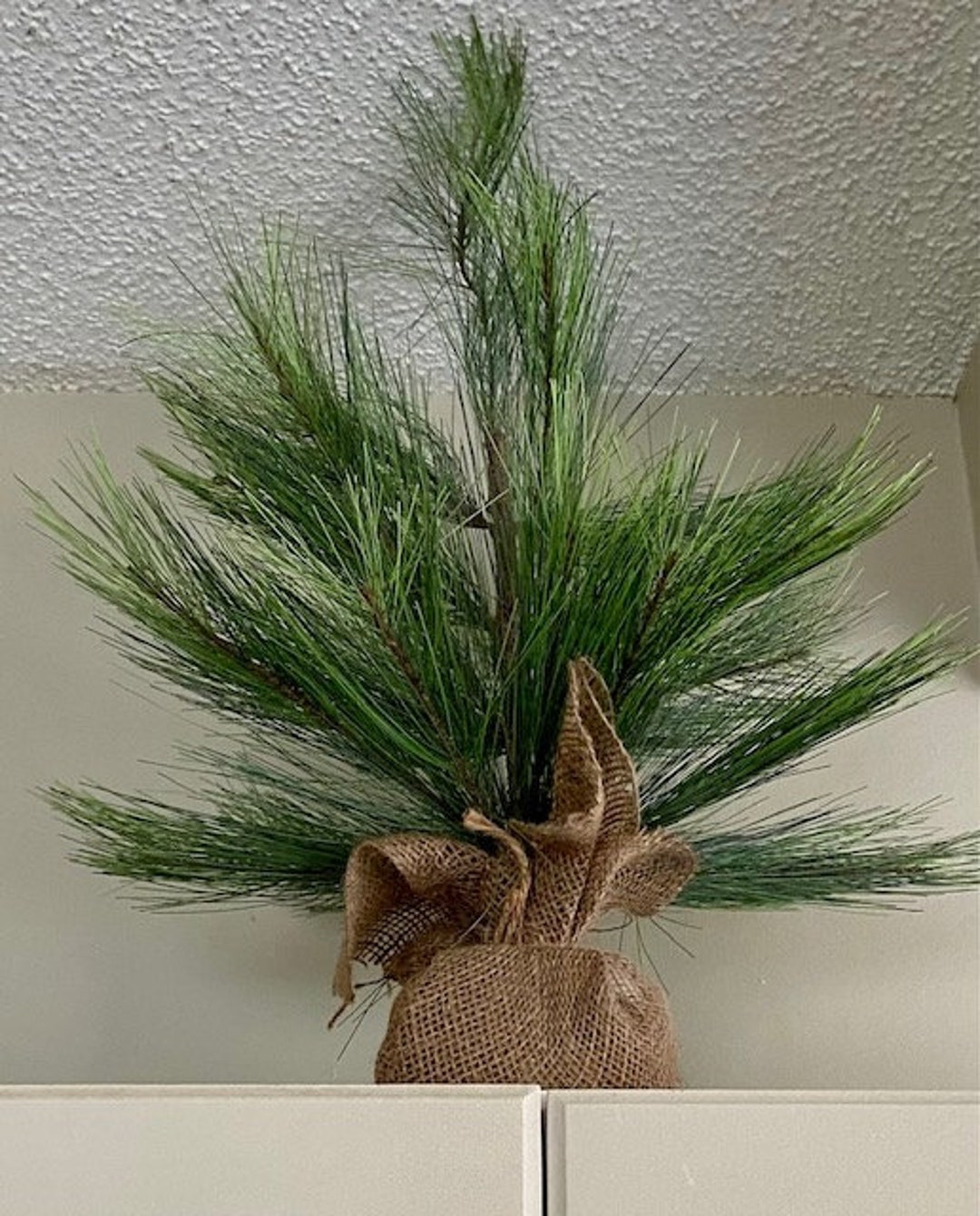 Faux Pine Tree REAL LOOKING Farmhouse Coastal Christmas Decor Hostess ...