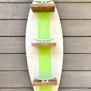 Surfboard Towel Rack Barn Wood Shelf Best Seller Coastal Decor OBX ...