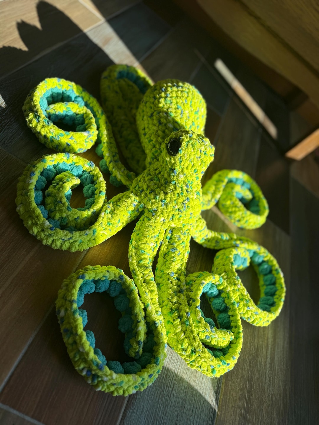 Customizable Emotional Support Amigurumi Plushie Large Octopus Toy ...