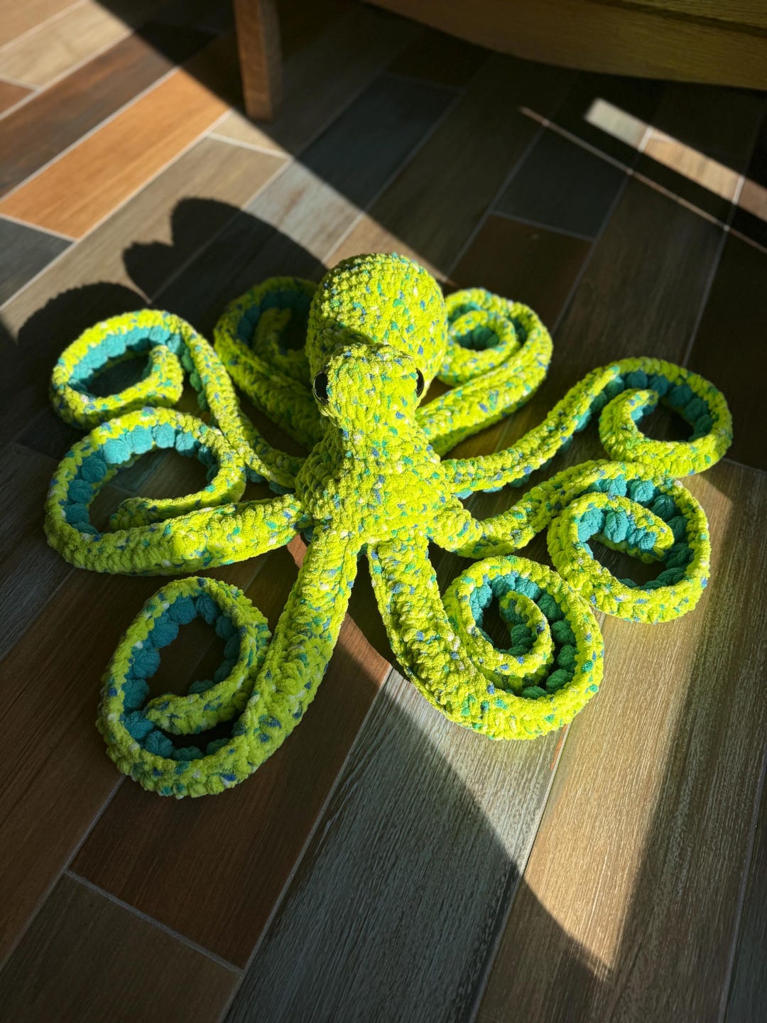 Customizable Emotional Support Amigurumi Plushie Giant Octopus Toy ...