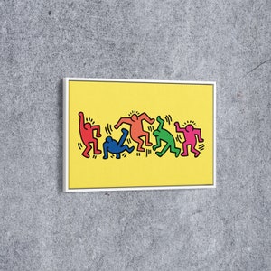 Keith Haring Dancing People Canvas, Keith Haring Dancer, Dancing People ...