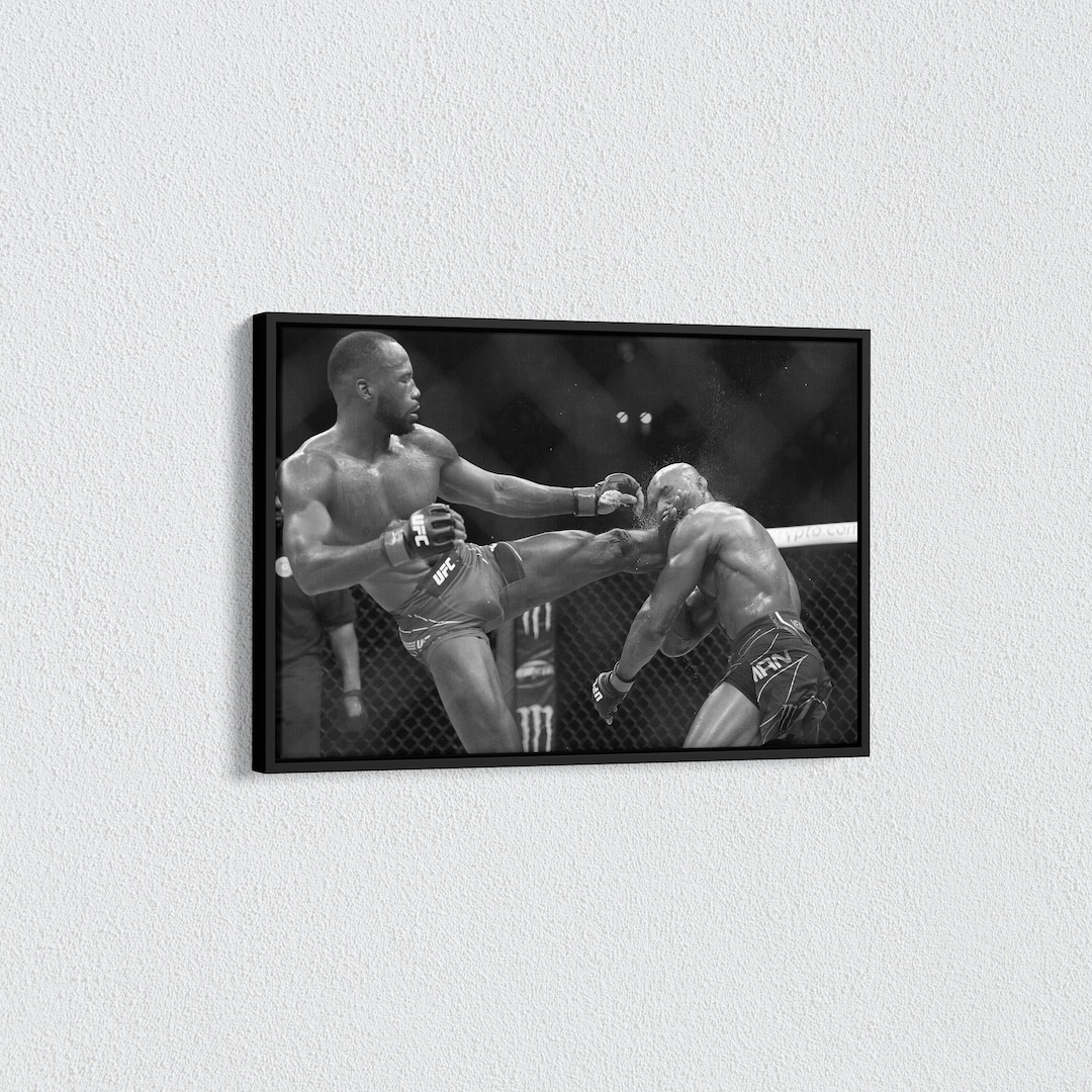 Leon Edwards Vs. Kamaru Usman Poster, Boxing Posters, Leon Edwards ...