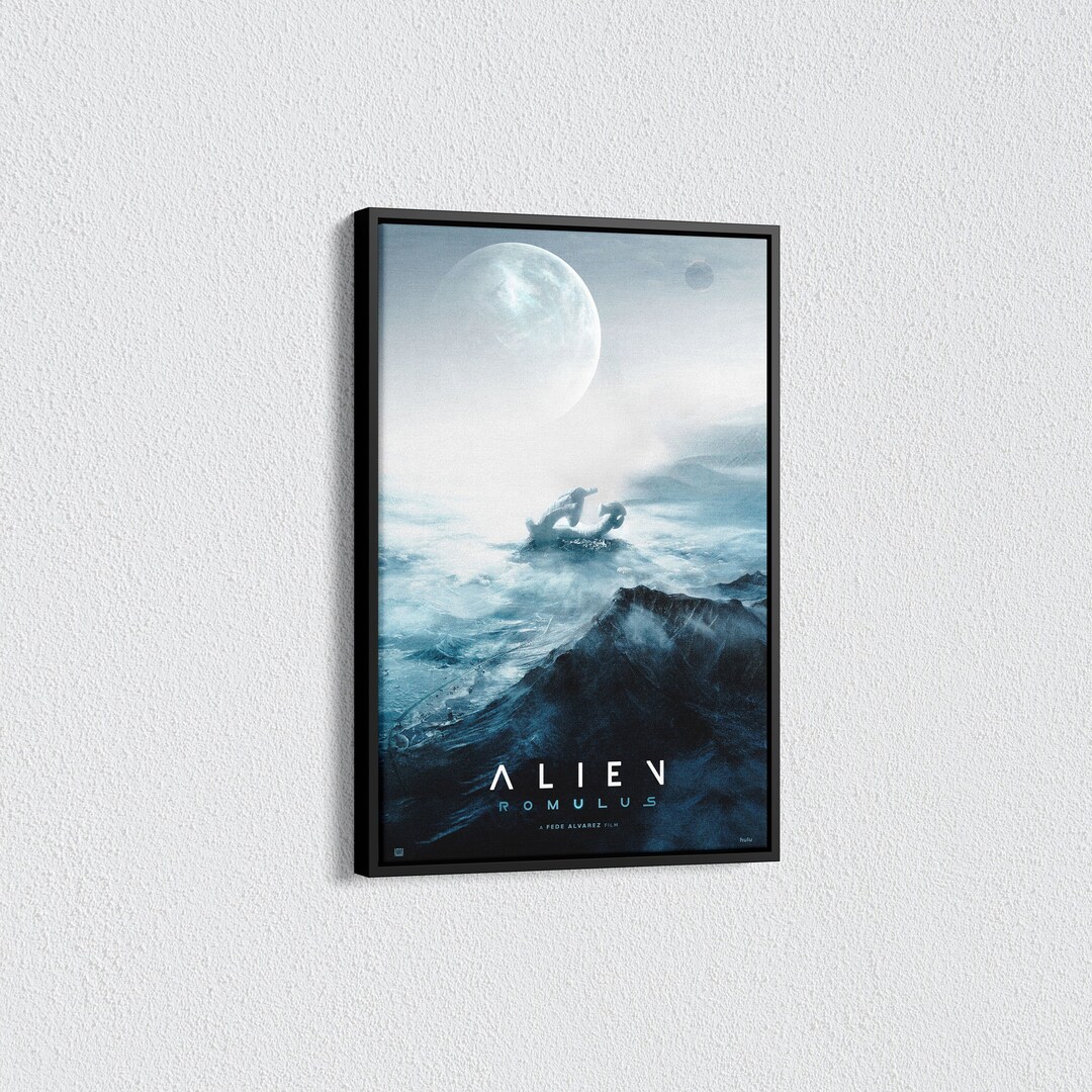 Alien Romulus Movie Canvas, Best Movies Art, Alien Poster, Aliens Movie ...