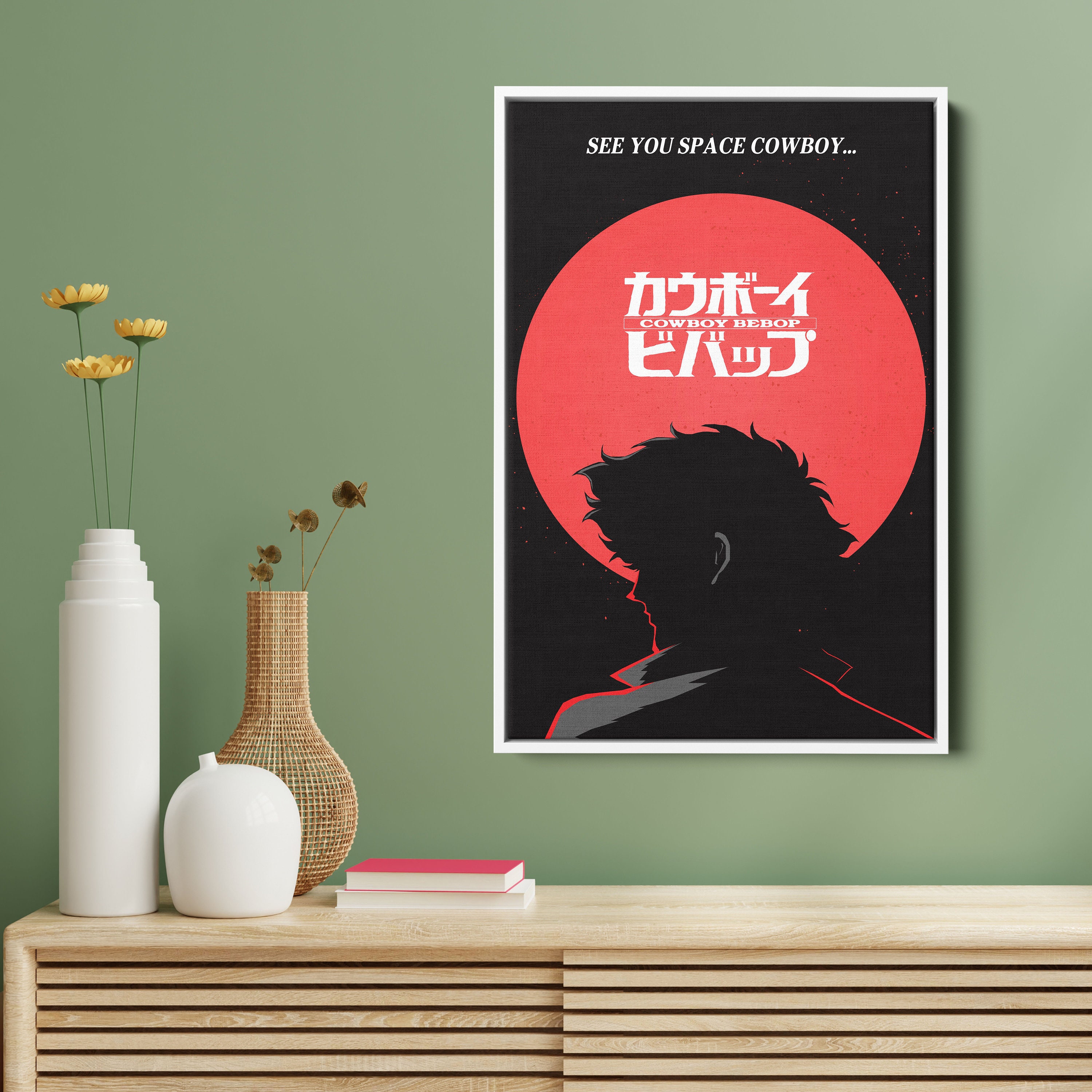 1998 Cowboy Bebop Poster, Vintage Movie Film Poster, Cowboy Bebop ...