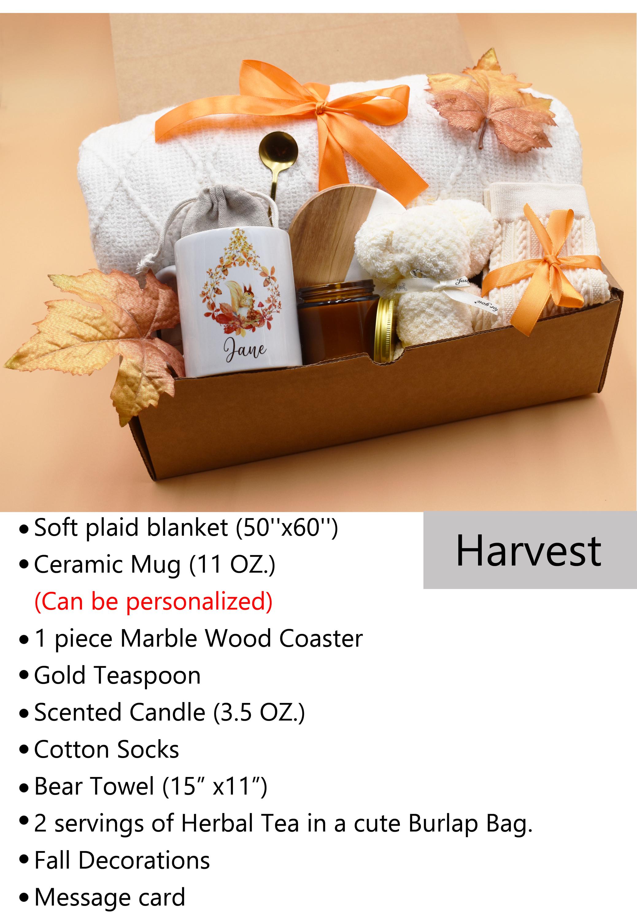 Personalized Hygge Pumpkin Fall Gift Box Fall Care Package for Women ...