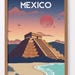 Poster/map Illustration - Mexico - Etsy
