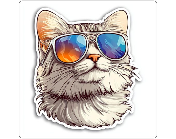 Inattentive Type ADHD Square Stickers - Etsy