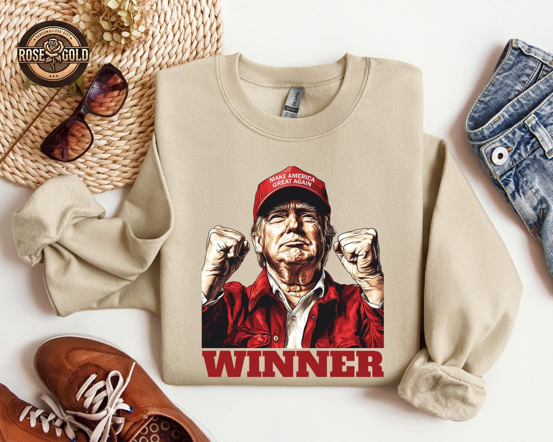 Donald Trump Winner Sweatshirt, President Trump 47 Sweat,trump Winning ...