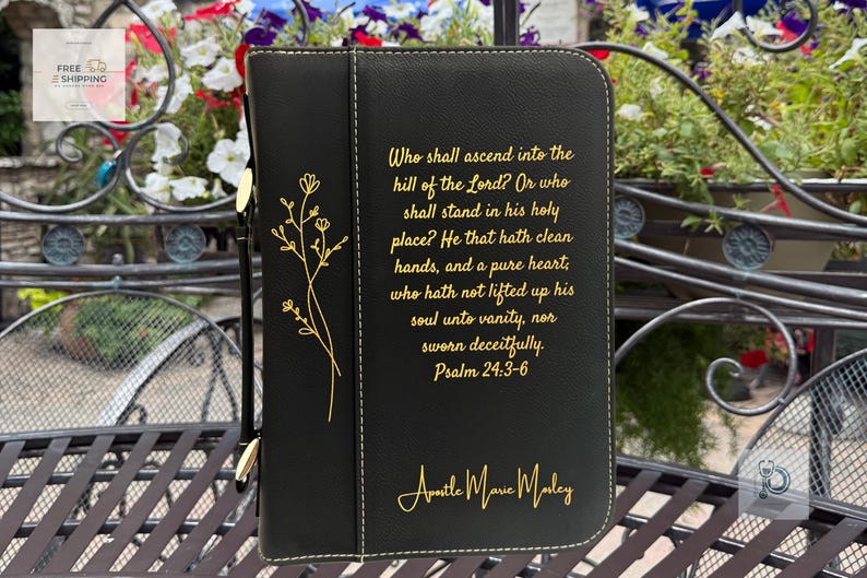 Design Your Own Bible Cover: Personalized Engraved Leather Gift - Etsy