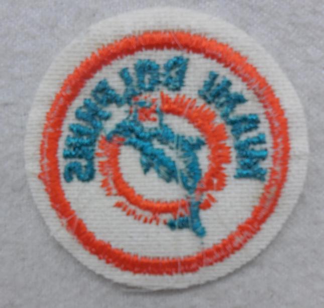 Miami Dolphins Football Helmet Embroidered NFL Vintage Logo Sew on ...