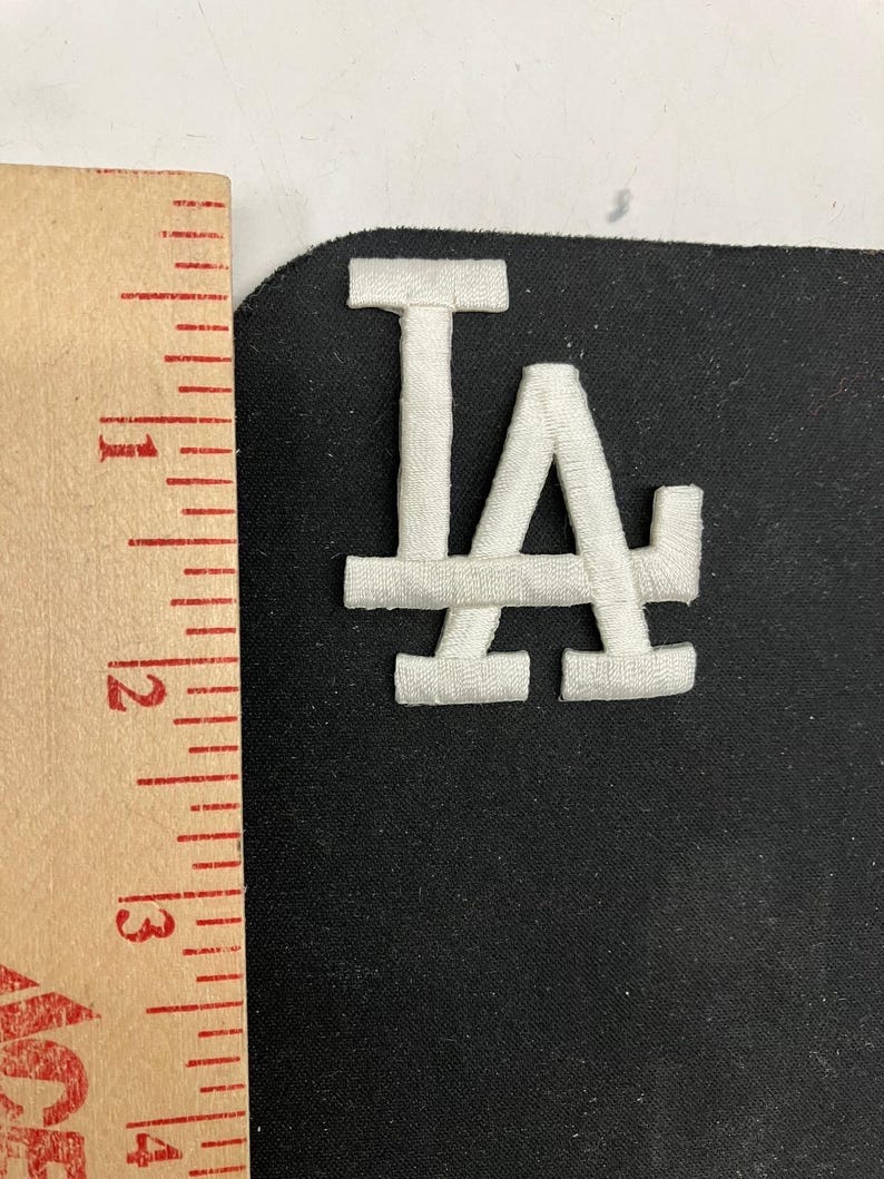 Los Angeles LA Dodgers Baseball Vintage Sew on Embroidered MLB Logo Emblem Applique Patch - Etsy