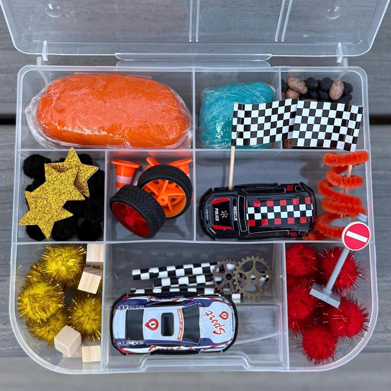 Race Car Sensory Kit | Pretend Play | Tinker Box | Imaginative Play ...