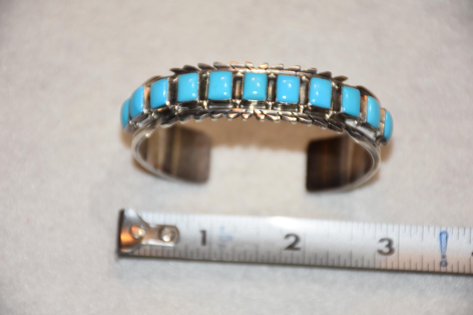 Daniel Mike Navajo Sterling Silver Turquoise Cuff Bracelet - Etsy