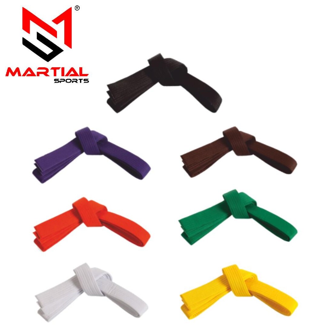 Martial Sports Double Wrap Karate/taekwondo/judo Belts - 4 Cm - Free ...