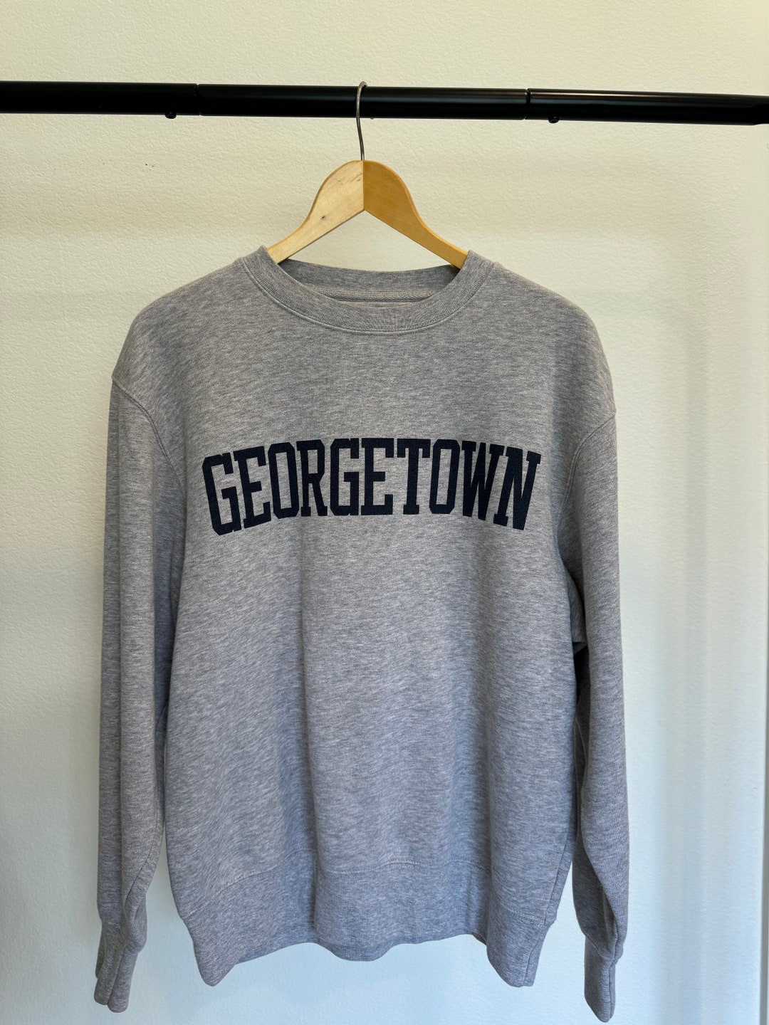 Vintage Style Georgetown University Crew Neck Sweatshirt, Women Men ...
