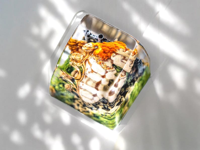 Elden Ring Radagon 3D Keycap, Custom Talismans Artisan Keycap, Gaming ...