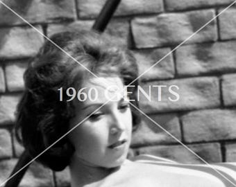 1960s 8x10 Handmade Black and White Photo Print Busty Big Breasts ...