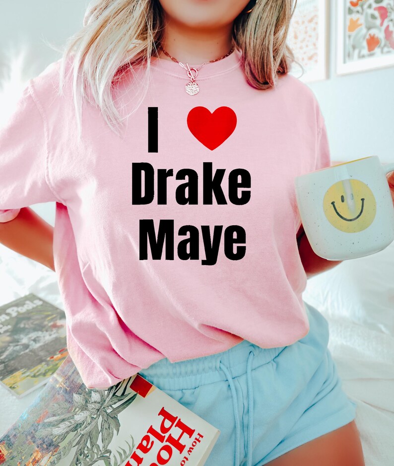 I Love Drake Maye Sweatshirt - Drake Maye Fan Shirt, College Football ...