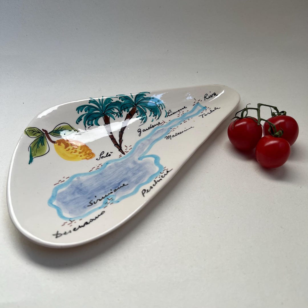 Vintage Italian Trinket Dish ~ Mid-century Lake Garda Souvenir ~ - Etsy