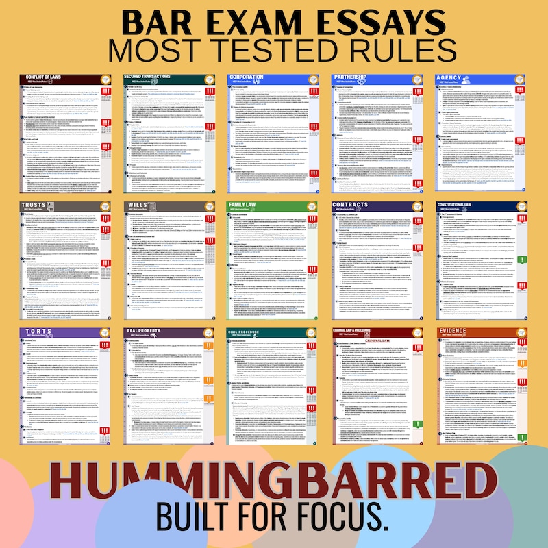 Bar Exam Rules - Etsy